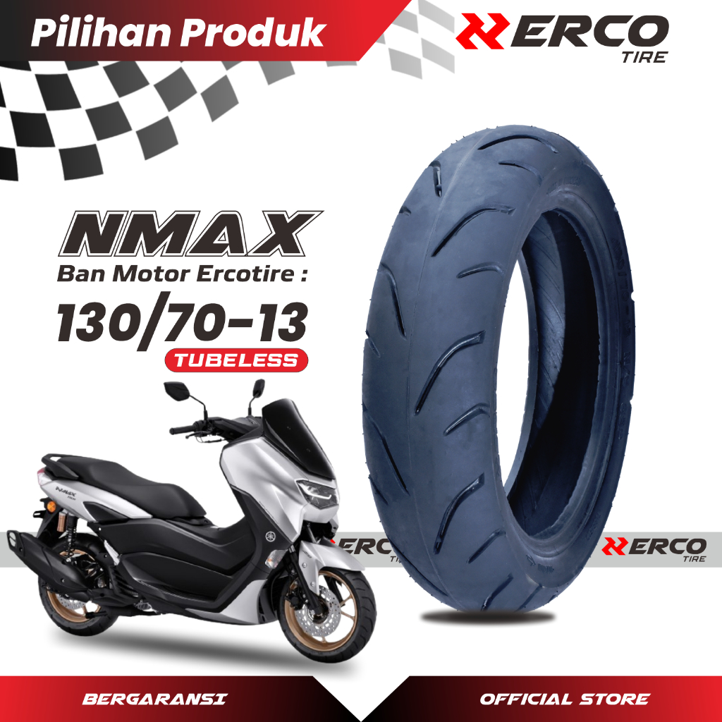 Jual ERCO TIRE Ban Luar Motor Nmax Pcx 160 Cc Depan Belakang Tubeless ...