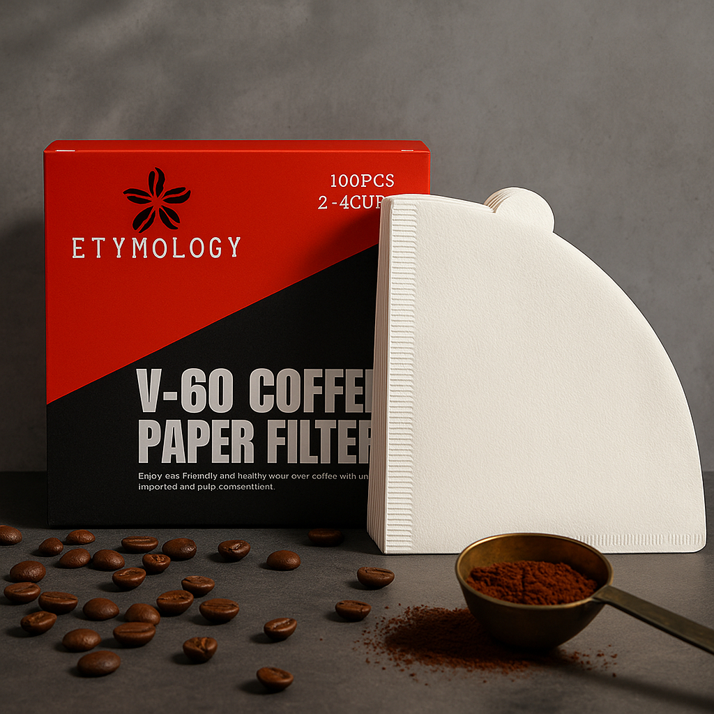 Jual ETYMOLOGY - V60 Paper Filter Coffee V01 V02 (2-5 Cups) 100pcs ...