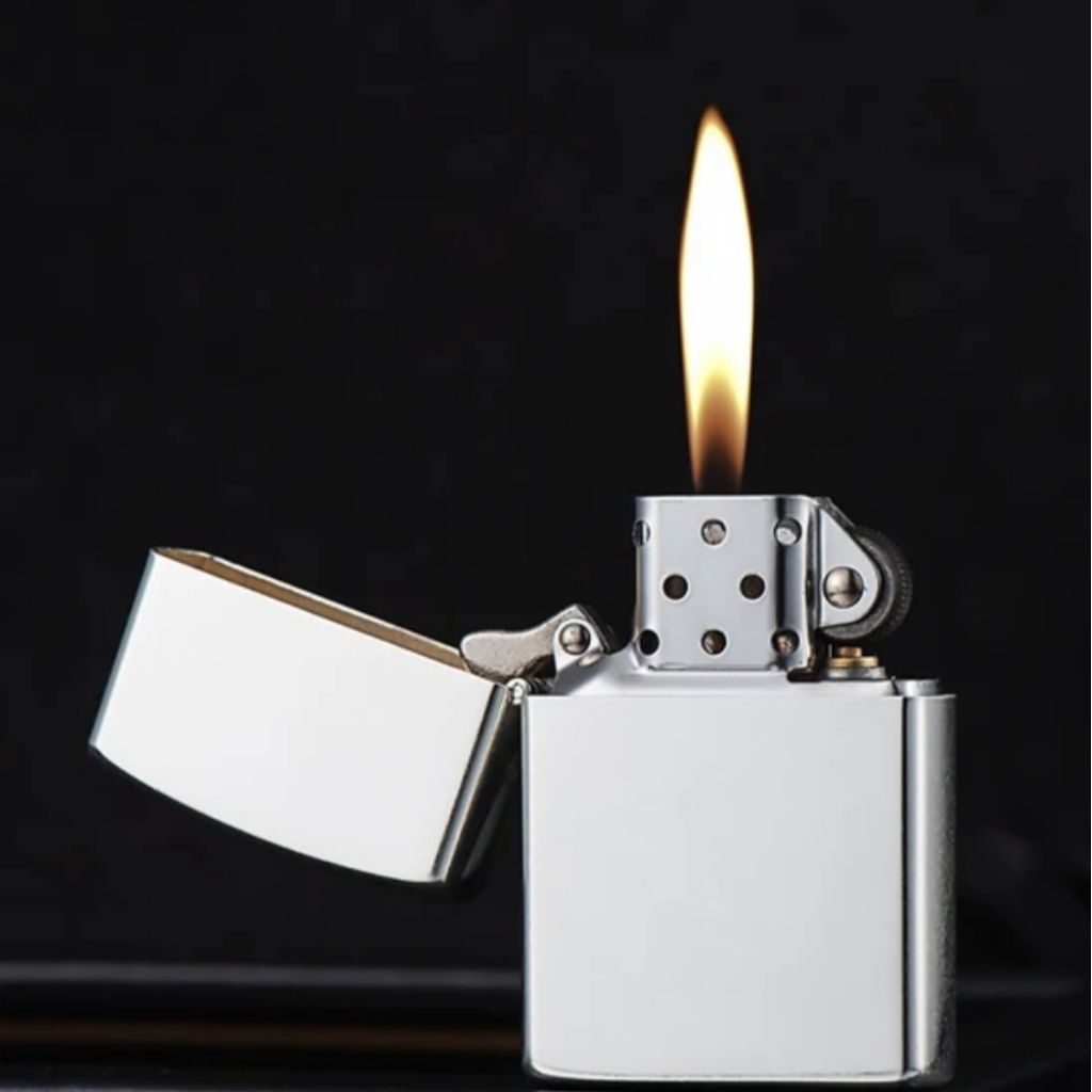 Jual Korek Api Murah Warna SILVER Korek Api Polos Pemantik Roda Isi ...
