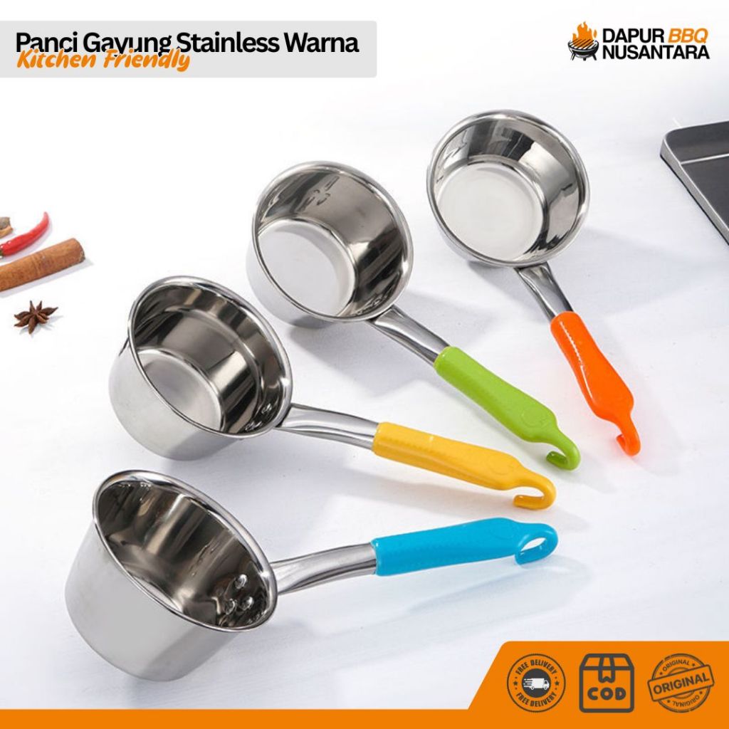 Jual Panci Gayung Stainless Warna 1157 Rebus Mie/Susu Anti Karat Tebal ...