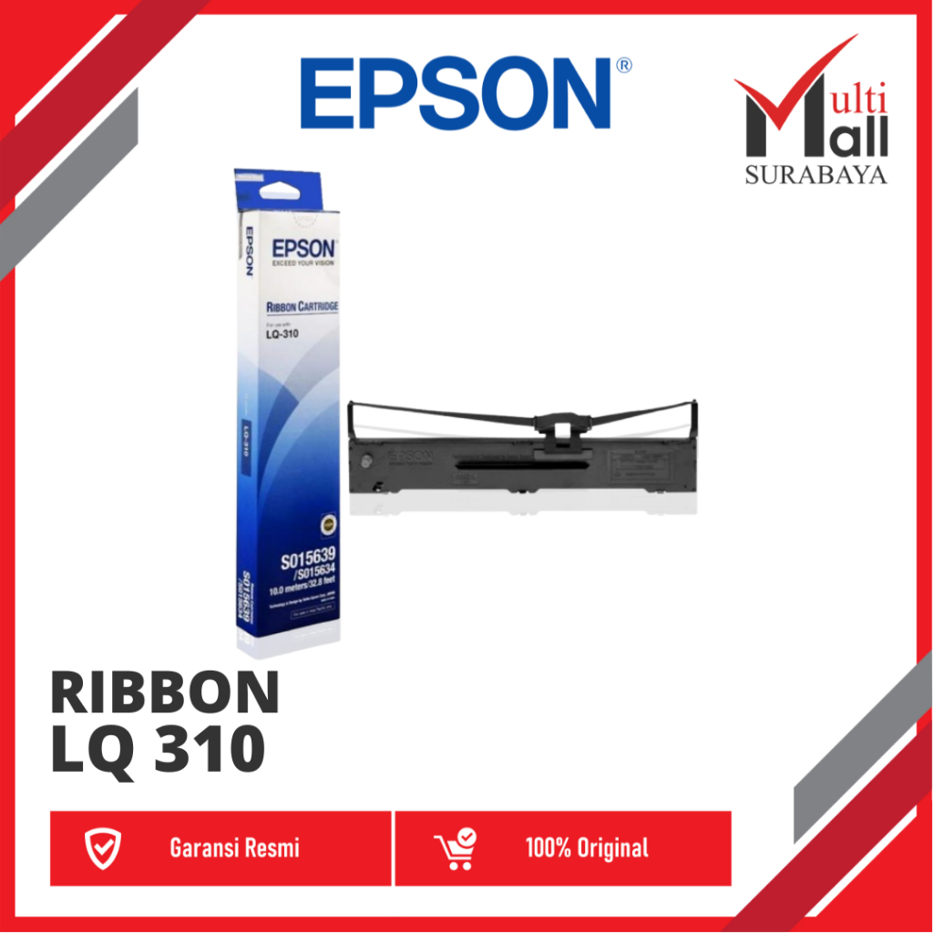 Jual Pita Epson LQ 310 / Epson Ribbon Cartridge LQ310 ORI | Shopee ...