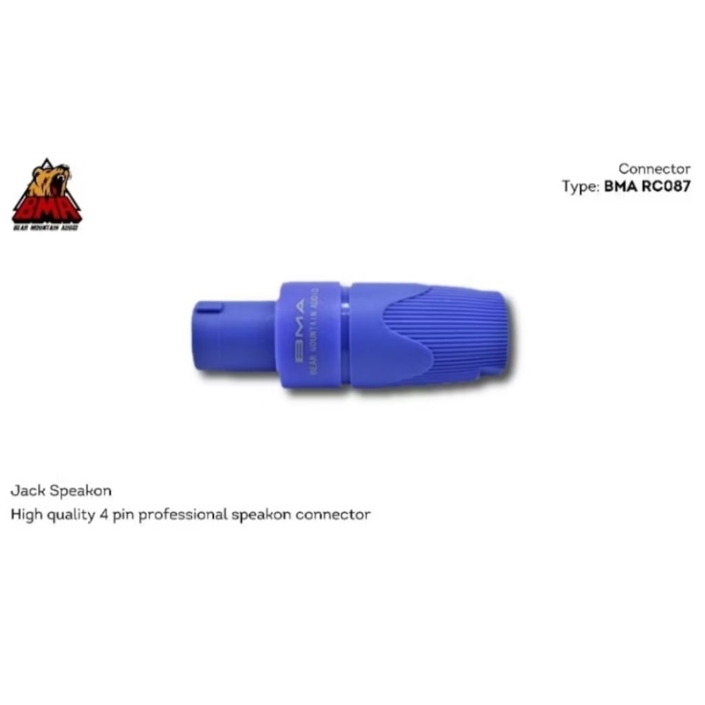 Jual Jack spicon BMA original warna biru | Shopee Indonesia