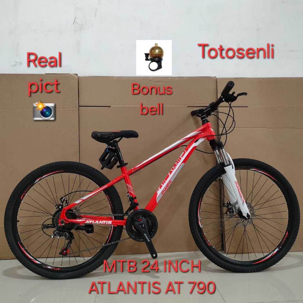 Jual MTB 24 INCH ATLANTIS 790 SEPEDA GUNUNG UKURAN 24 INCH SEPEDA MODEL TERBARU | Shopee Indonesia