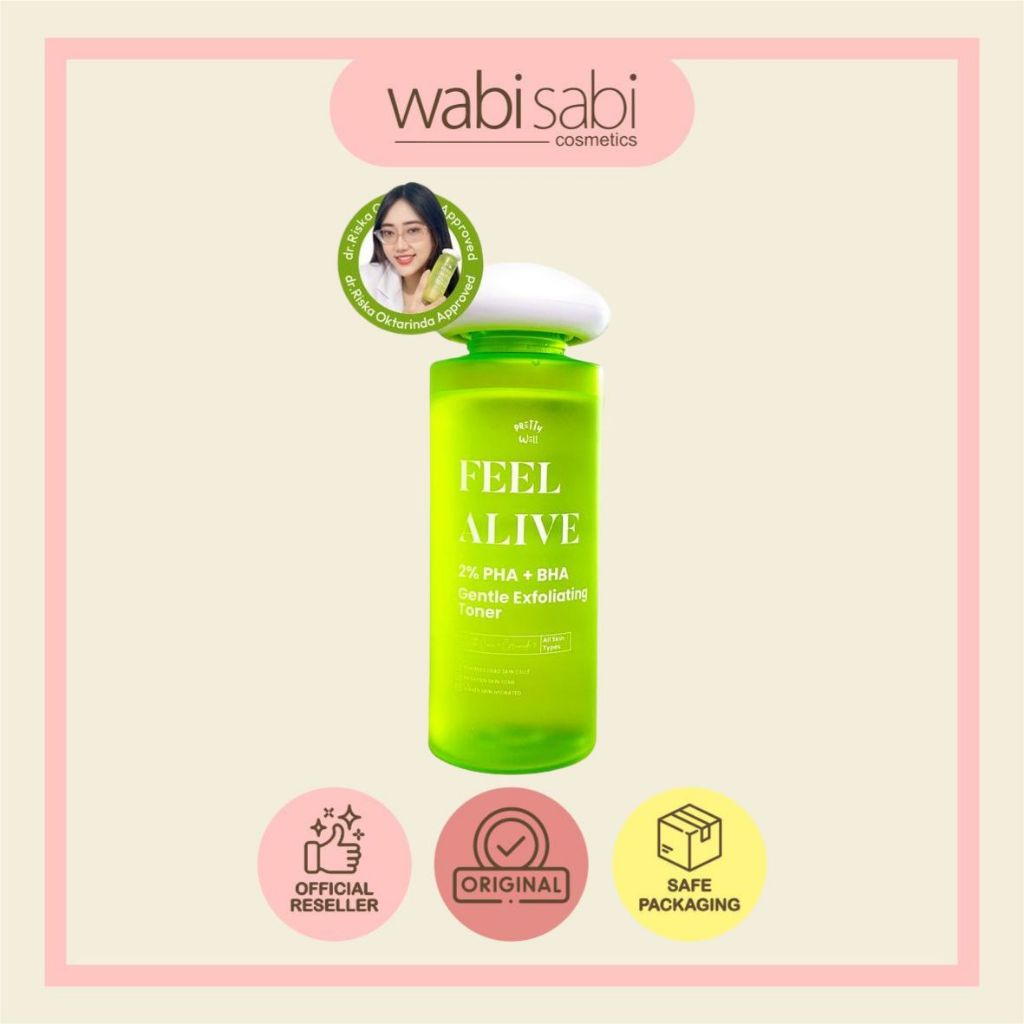 Jual PRETTYWELL - 2% PHA + BHA Feel Alive Gentle Exfoliating Toner ...