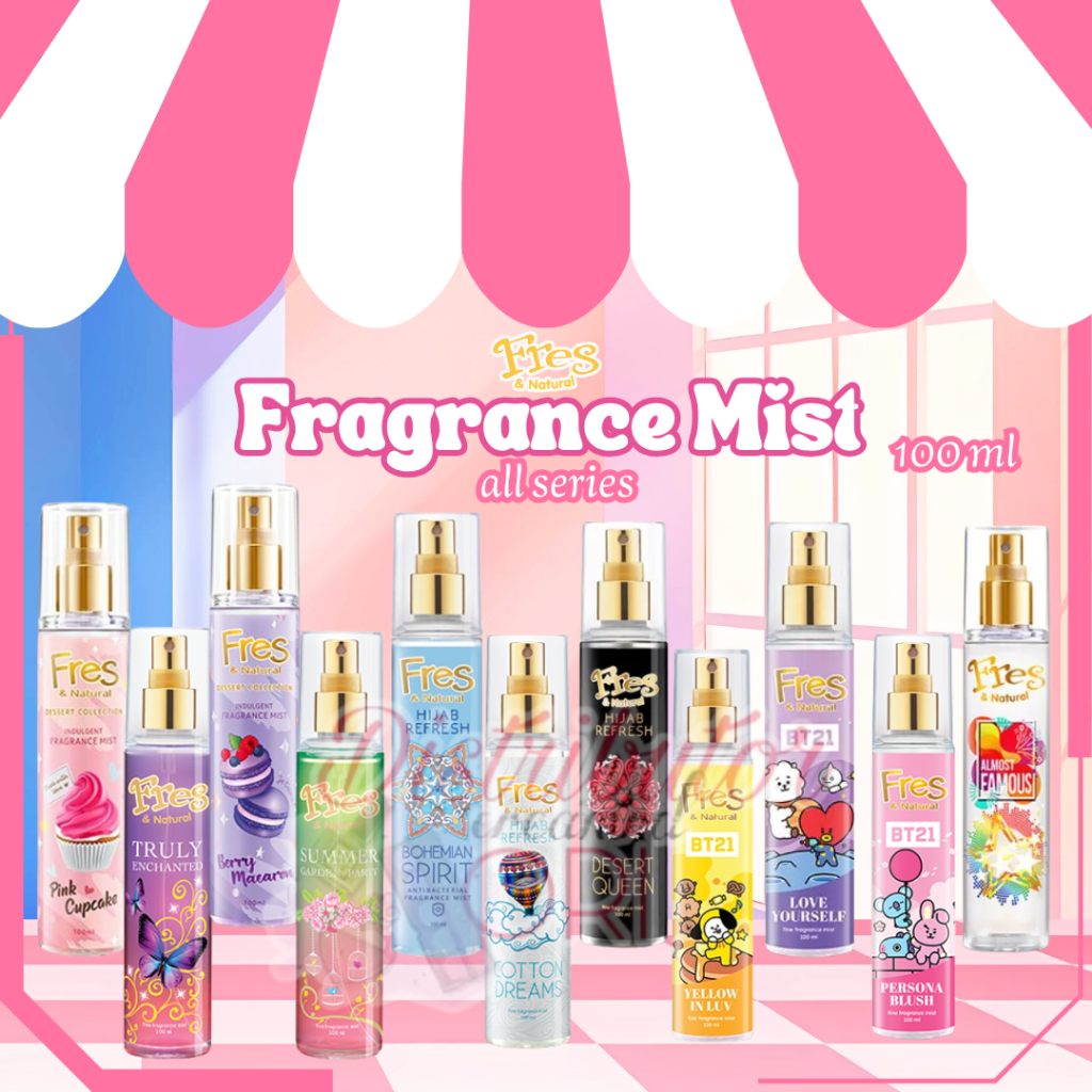 Jual FRES & NATURAL Cologne Fine Fragrance Mist 100ml | Parfum Cologne ...