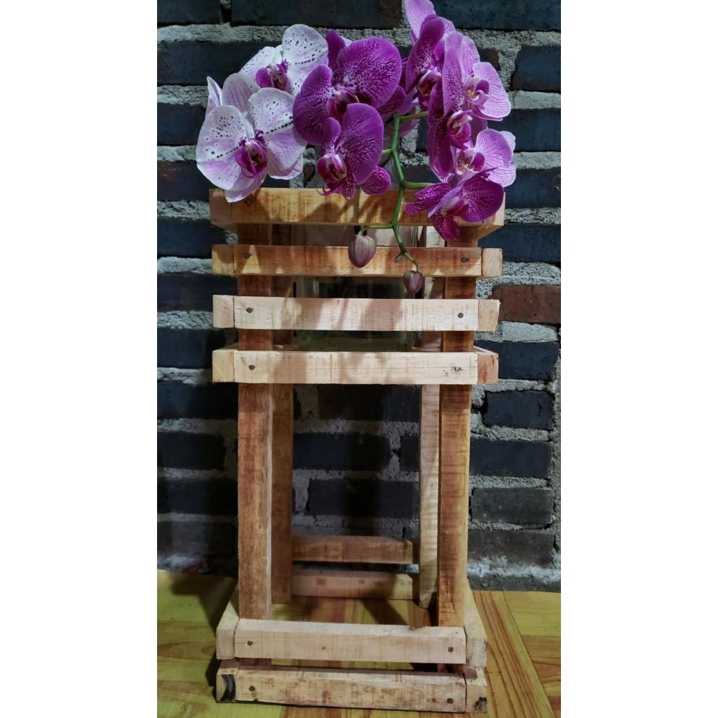 Jual pot anggrek batang kayu model tiyang | Shopee Indonesia