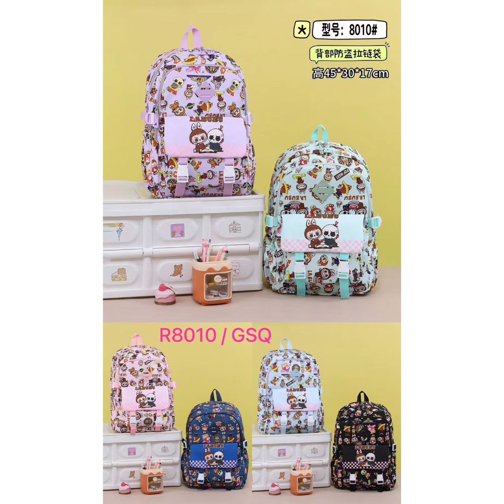 Jual R8010 TAS RANSEL SEKOLAH BACKPACK ANAK ABG KOREA STYLE | Shopee ...