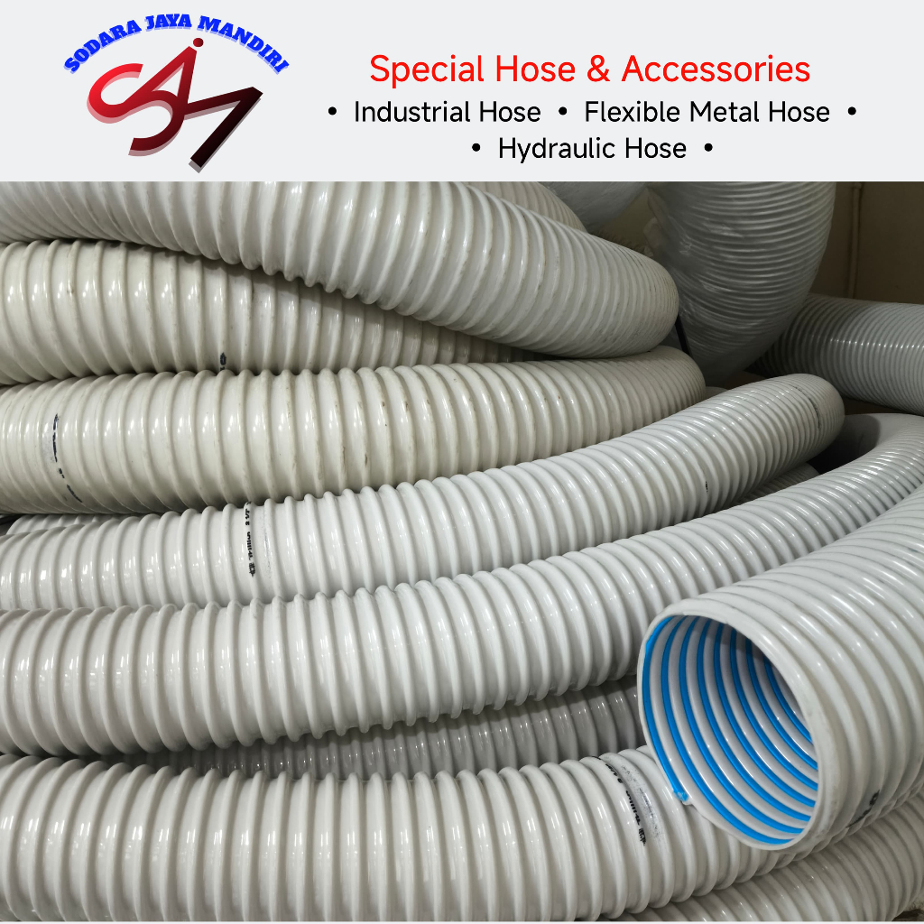 Jual selang flexible udara 8'' inch / selang spiral / duct hose ...
