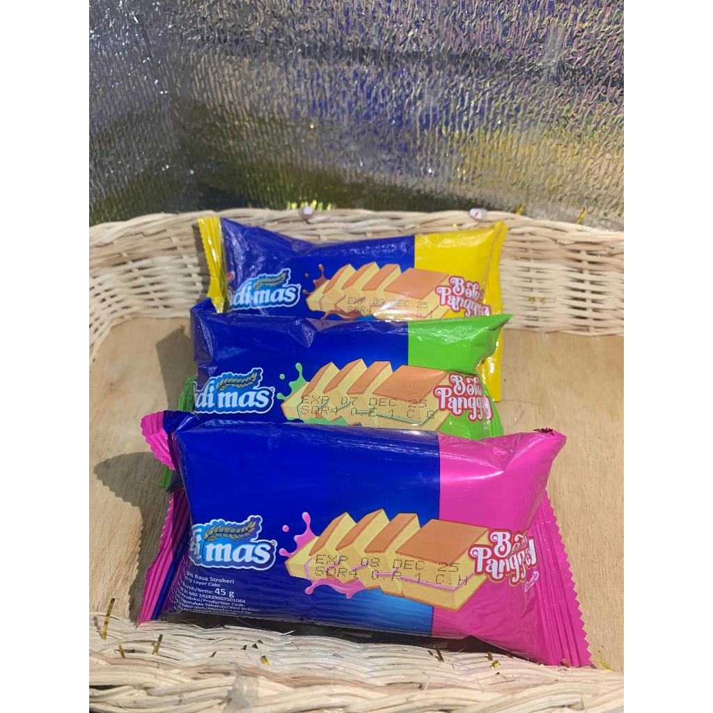 Jual KUE PADIMAS MINI LAYER CAKE BOLU LAPIS COKLAT STRAWBERRY PANDAN ...