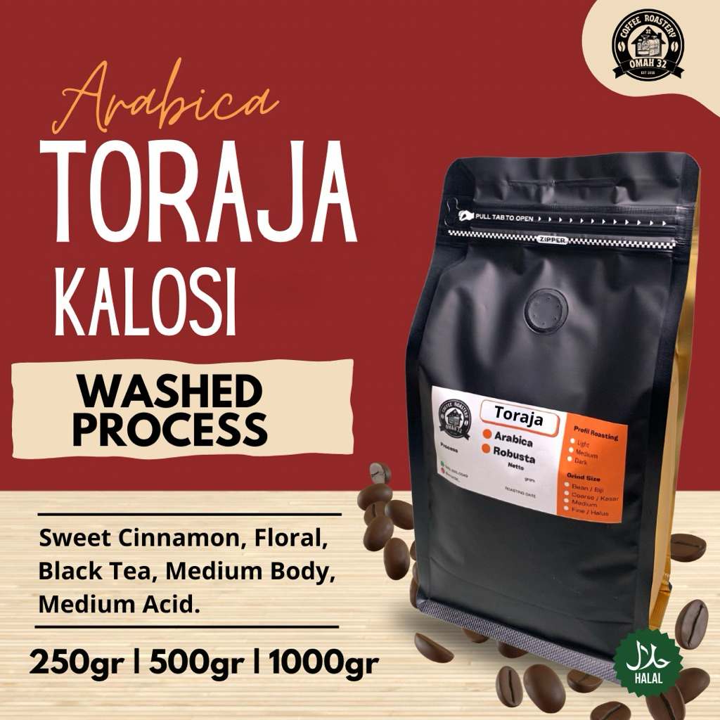 Jual Kopi Arabica Toraja Kalosi Original Washed Proses | Arabica Coffee ...