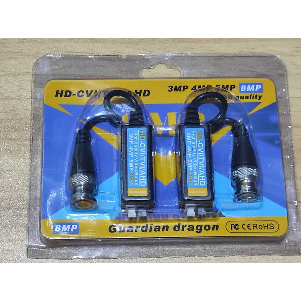 Jual Video Balun CCTV 8 MP / Passive Balun 8MP Video Balun | Shopee ...