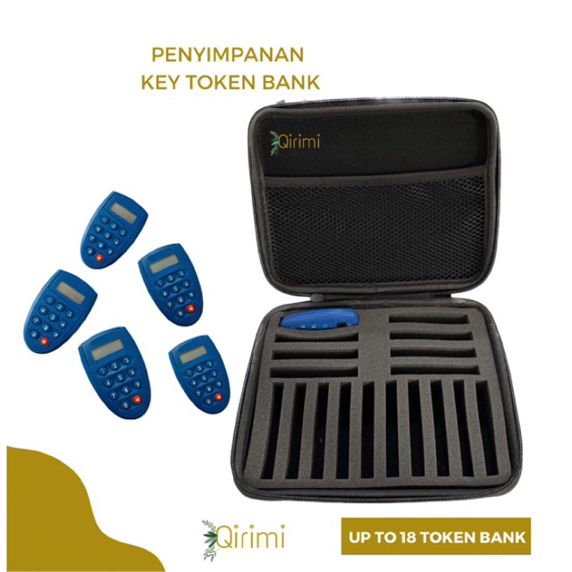 Jual TAS TEMPAT PENYIMPANAN KEY TOKEN BANK FOAM PORTABLE / KEY BCA ...
