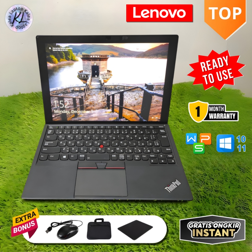Jual Laptop Lenovo ThinkPad X1 Tablet Core i5 GEN 7/ i7Gen8 RAM 8/16 ...