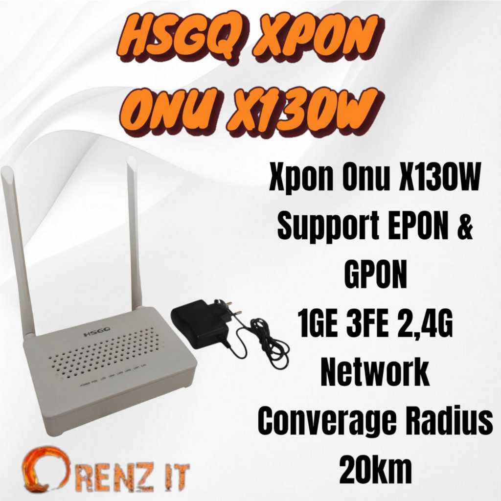 Jual MODEM ONU XPON EPON GPON HSGQ X130W | Shopee Indonesia