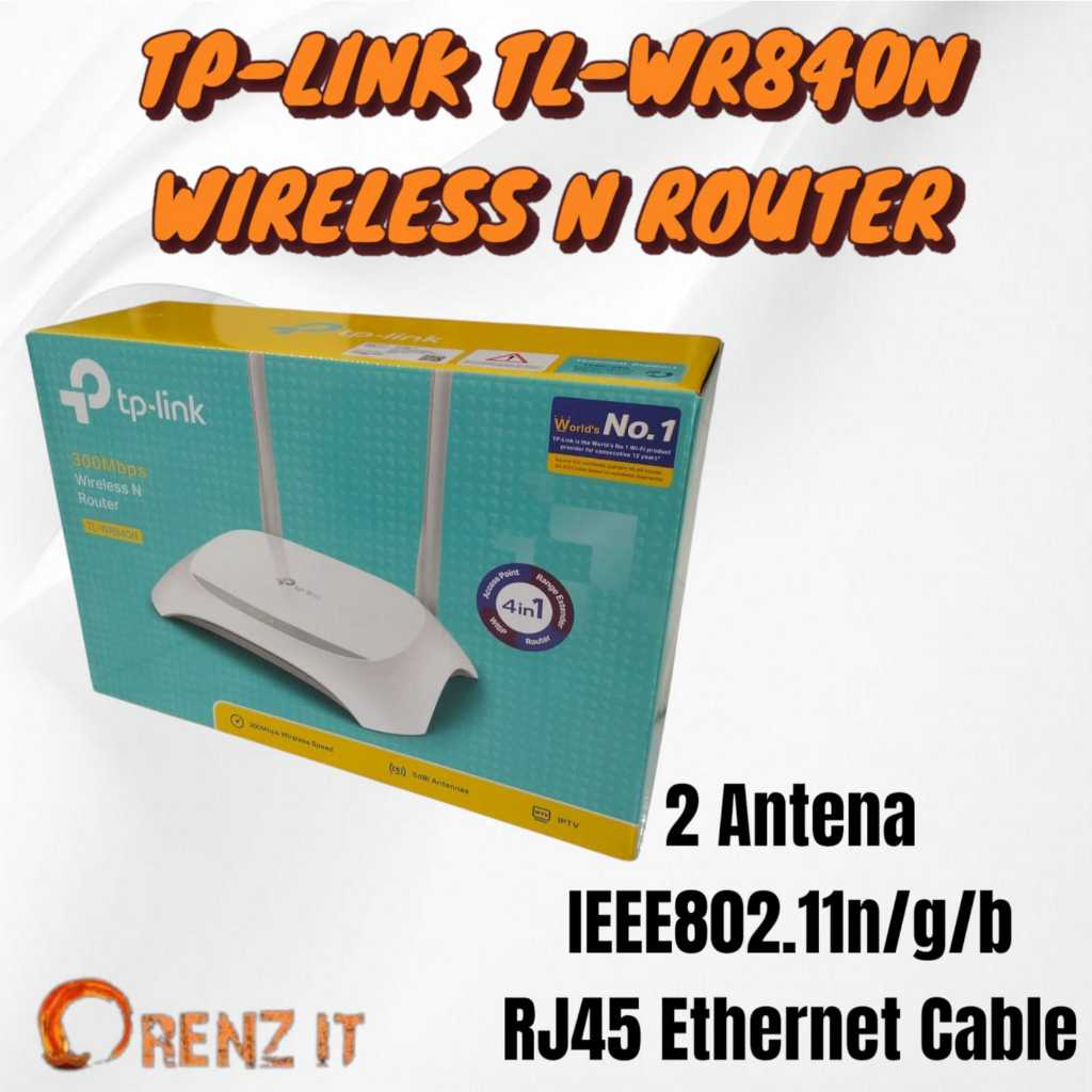 Jual TP-LINK TL-WR840 ROUTER WIFI ACCESS POINT | Shopee Indonesia