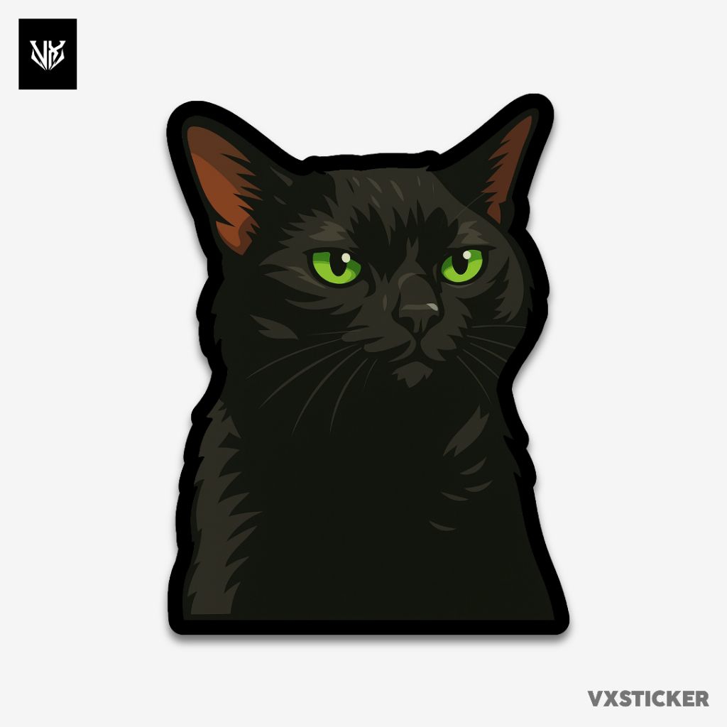 Jual Stiker/Sticker Kucing Lucu #15 VXSTICKER | Shopee Indonesia