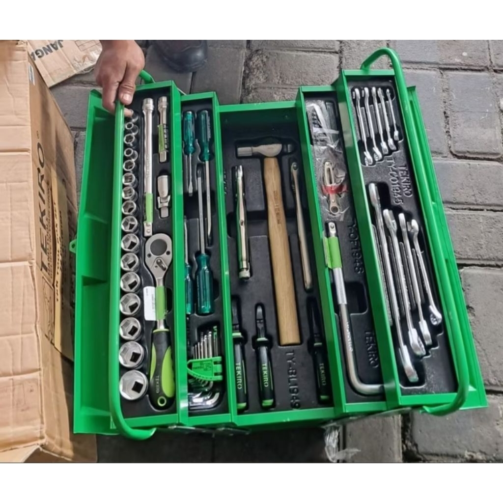 Jual Tekiro Mekanik Tool Set 72 Pcs / Tools Box Set 72 Pcs | Shopee Indonesia