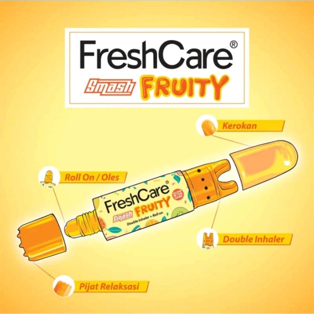 Jual Fresh Care Smash Fruity - Double Inhaler + Kerokan + Roll On ...