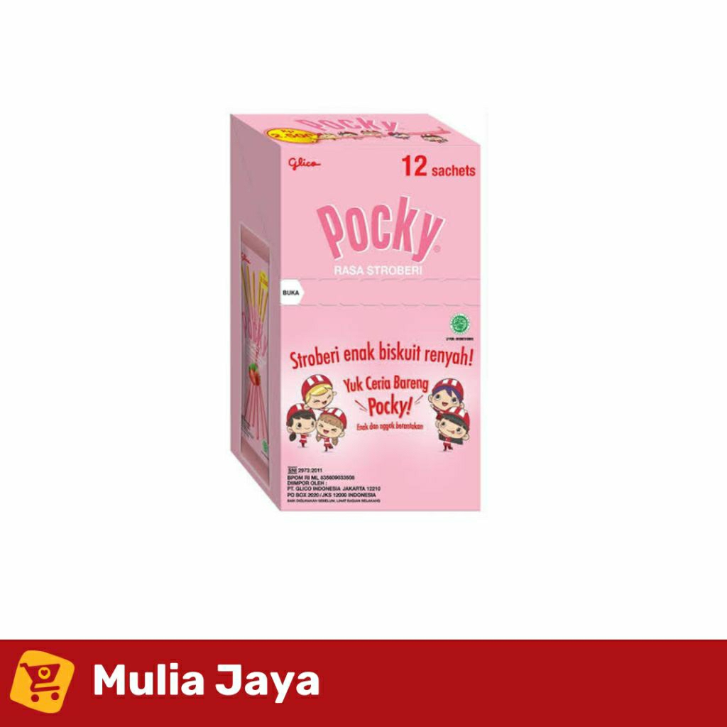 Jual Pocky Rasa Strawberry Eceran 2000 (1 pak isi 12 pcs) | Shopee ...