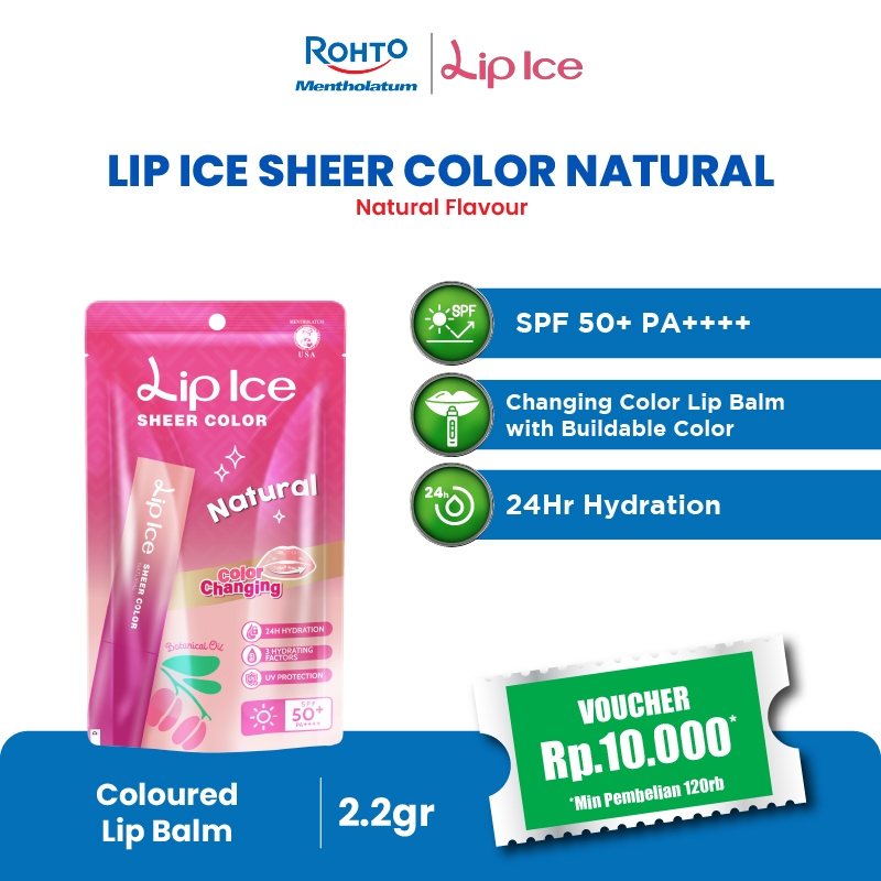 Jual Lip Ice Sheer Color Natural - 2.2gr | Shopee Indonesia