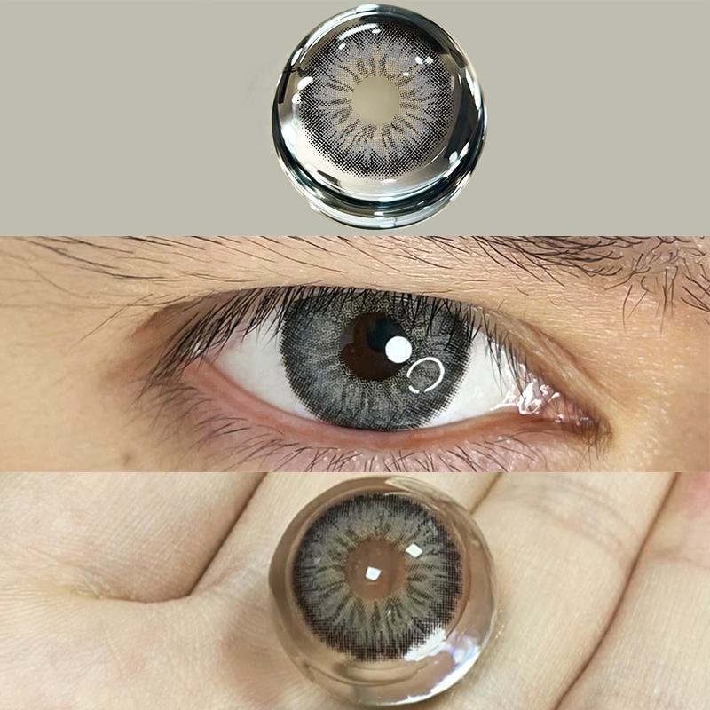 Jual Softlens Lucu Korea 14.5Mm Abu-abu/Coklat Softlens Normal Kualitas ...