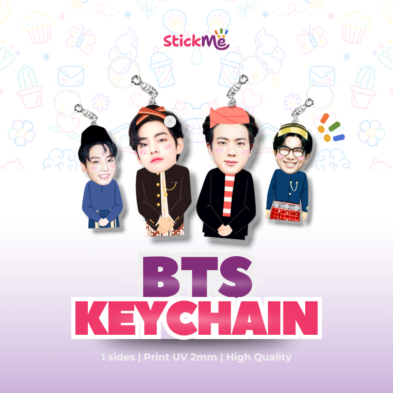 Jual StickMe Gantungan Kunci Ganci Keychain Acrylic Kpop BTS Bangtan Sonyeondan Idol Korea ...