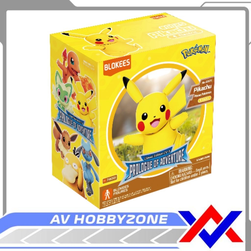 Jual Blokees Pokemon Pikachu Classic Edition S Pikachu | Shopee Indonesia