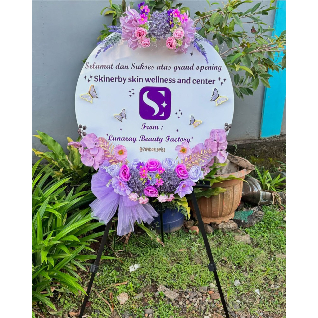 Jual [READY] PAPAN BUNGA ACRYLIC - Grand Opening Flower Standing ...