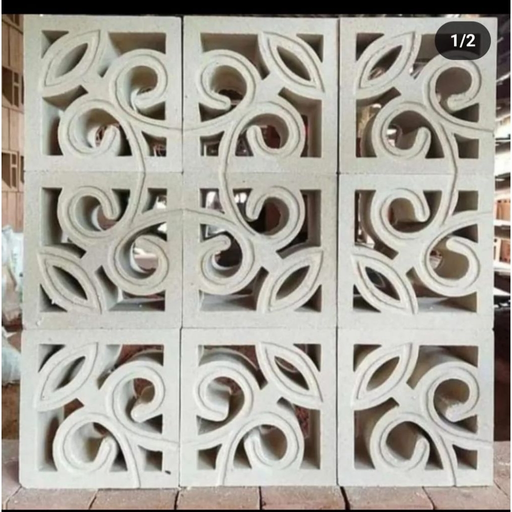 Jual roster beton loster minimalis pagar rumah lubang angin | Shopee ...