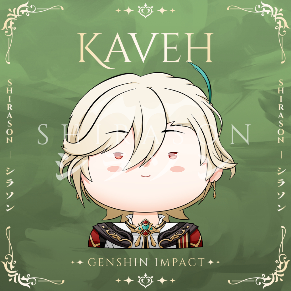 Jual Genshin Impact - Kaveh Key Chain | Gantungan Kunci (art by ...
