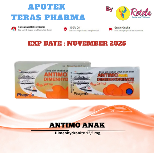 Jual ANTIMO ANAK RASA JERUK 10`S | Shopee Indonesia