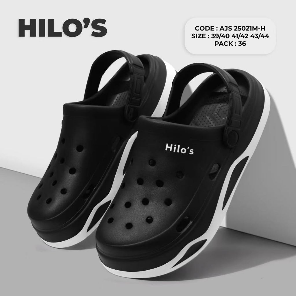 Jual Sandal Crocs Pria Dewasa Warna Hitam Putih bahan Phylon/eva ringan ...