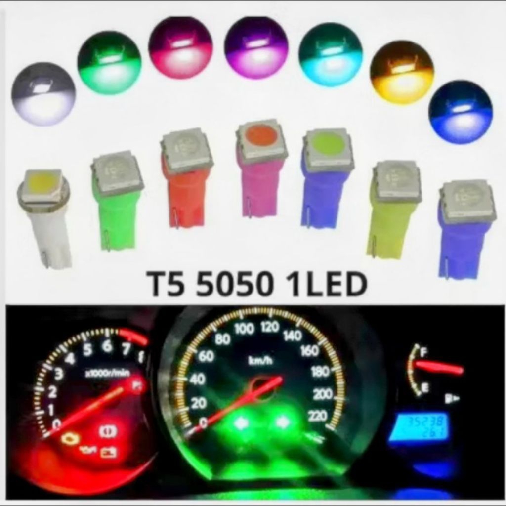 Jual Lampu LED T5 Speedo Speedometer Panel Dashboard Mobil dan Motor ...