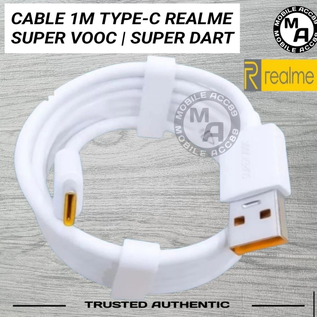 Jual KABEL DATA REALME SUPER VOOC SUPER DART REALME 6 - 6 PRO - 7i - 7 ...