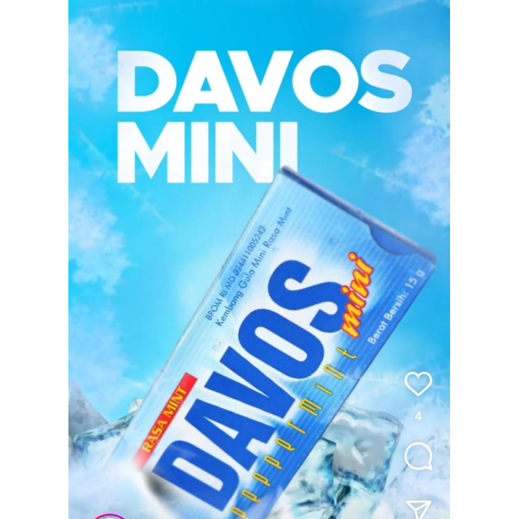 Jual Permen Davos Mini / Lux (isi 20 Pack ) | Shopee Indonesia