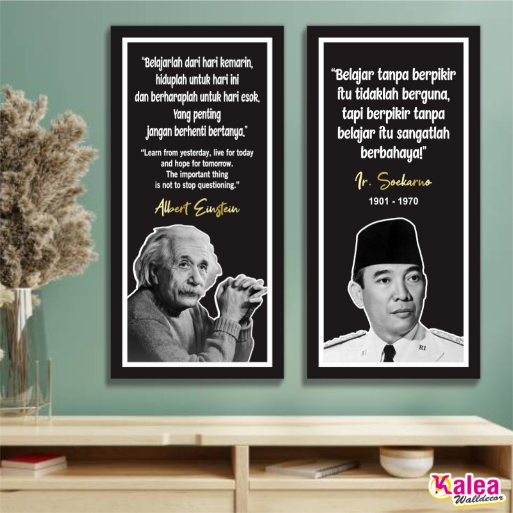 Jual Hiasan Dinding Mdf Quotes Pendidikan Tokoh Penting Dunia Ukuran 15 ...