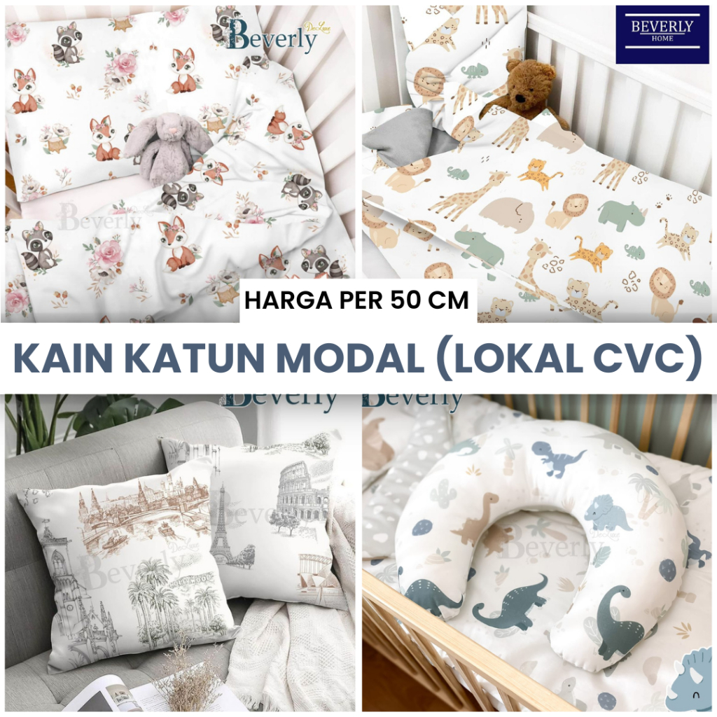 Jual LABUBU KAIN COTTON KATUN MODAL LOKAL CVC PER 50 CM CHELSEA ...