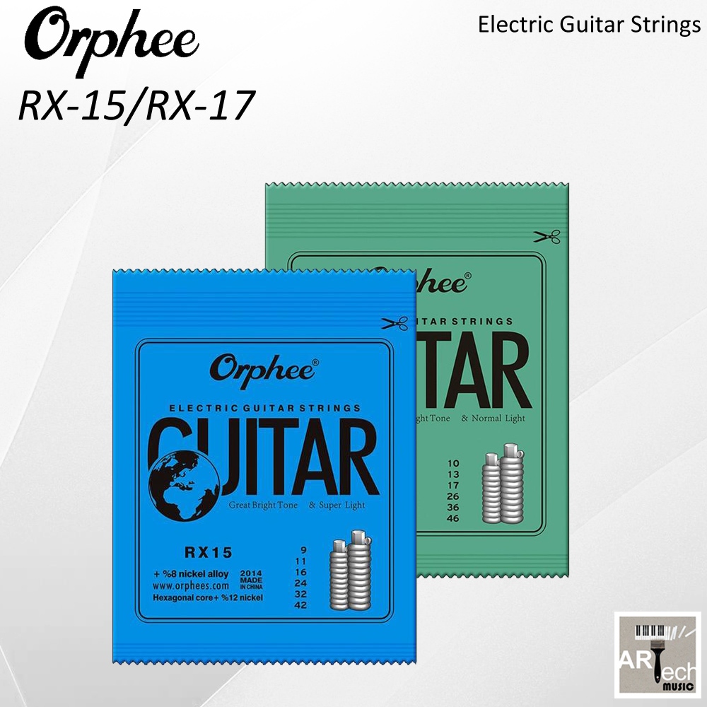 Jual Orphee RX15 RX17 Senar Gitar Elektrik / Guitar Electric Strings ...
