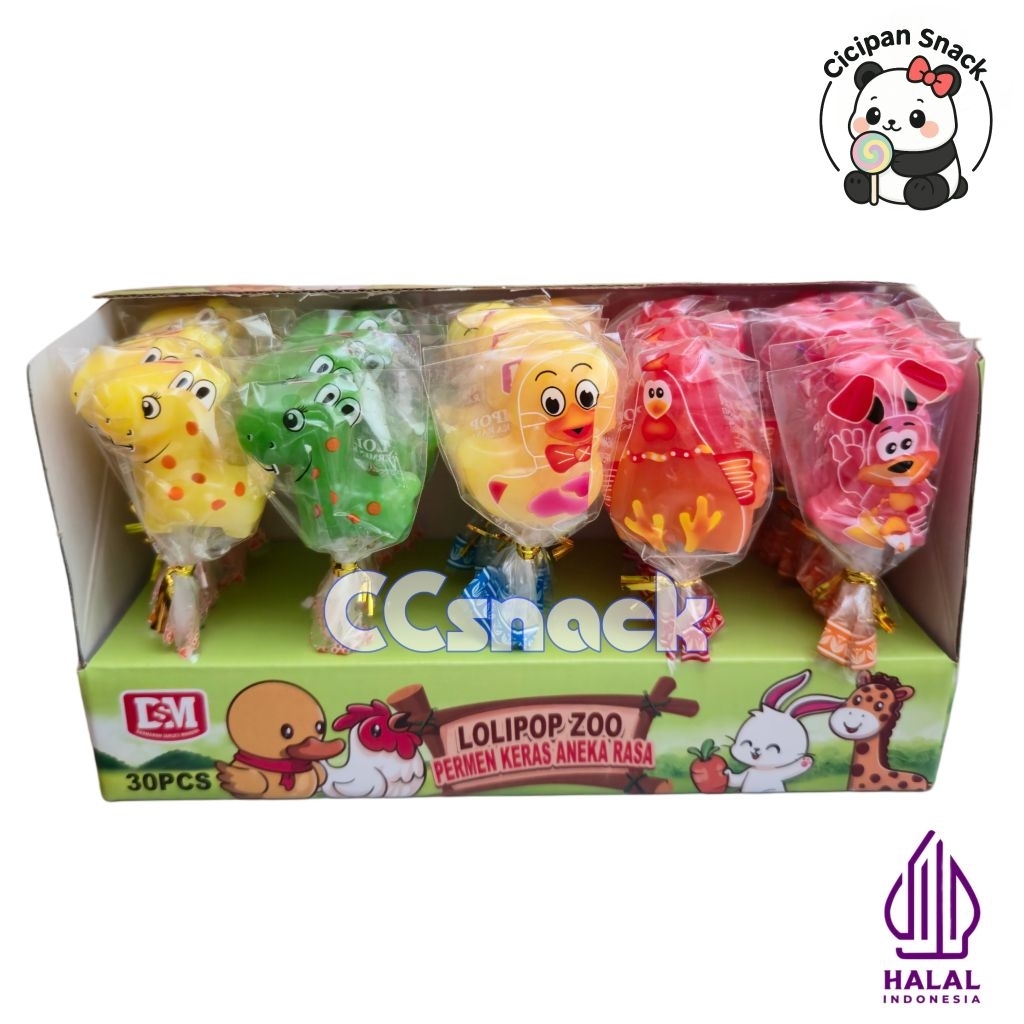 Jual DSM ZOO FRUIT LOLIPOP BOX ISI 30 | Shopee Indonesia