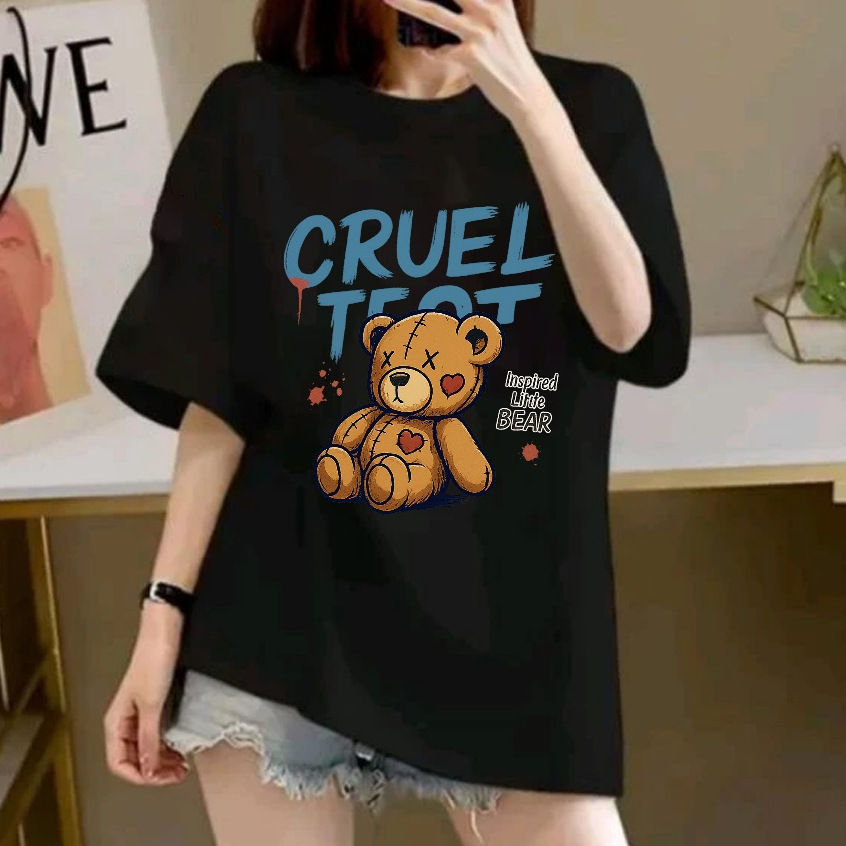 Jual xx zalvor/KAOS BONEKA TEDDY BEAR CRUEL TEST / KAOS STREETWEAR ...