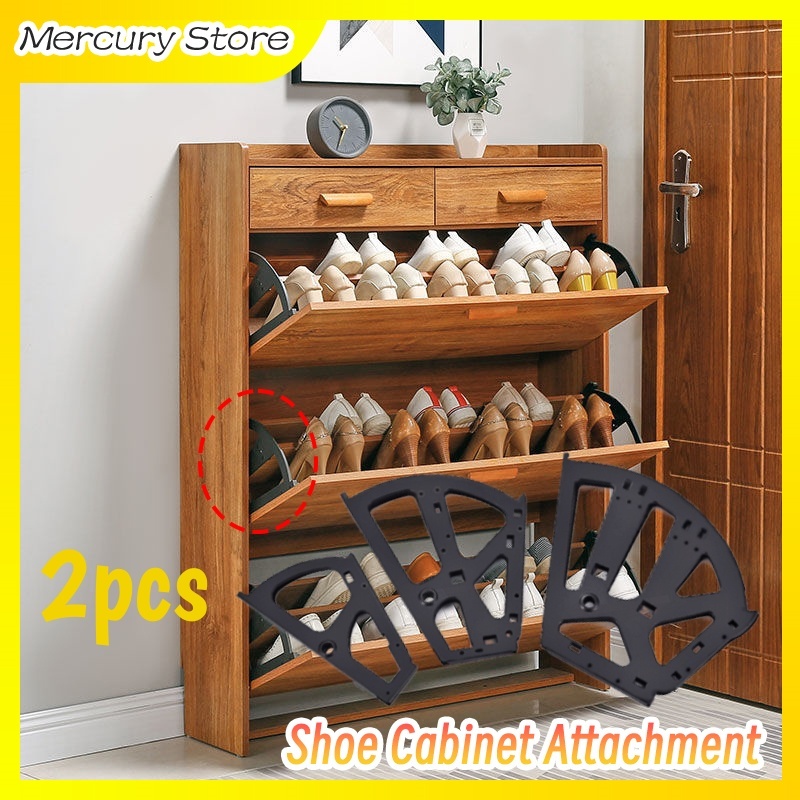 Jual 2Pcs/Set Rak Sepatu Kipas Rak Sepatu Putar Bracket Fitting Lipat ...