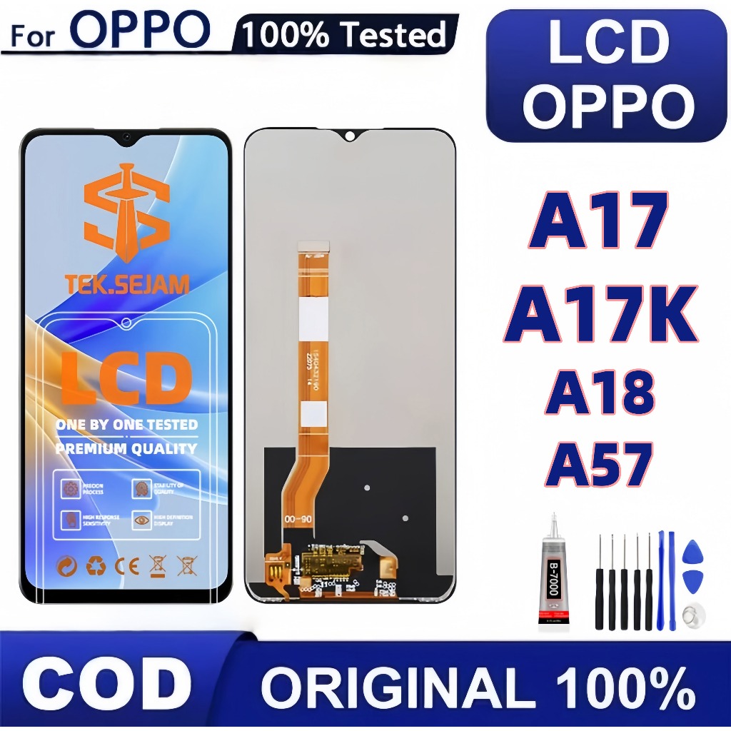 Jual LCD OPPO A18-A17-A57-A17K-A38-1+N20Se-A57S-A57E-A77-A77S-A56S-A57 ...
