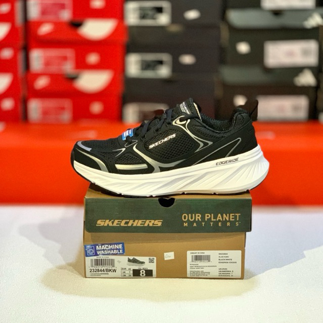 Jual SKECHERS EDGERIDE - EXODIS 232844/BKW BLACK ORIGINAL 100% RESMI PT MAP BNIB | Shopee Indonesia