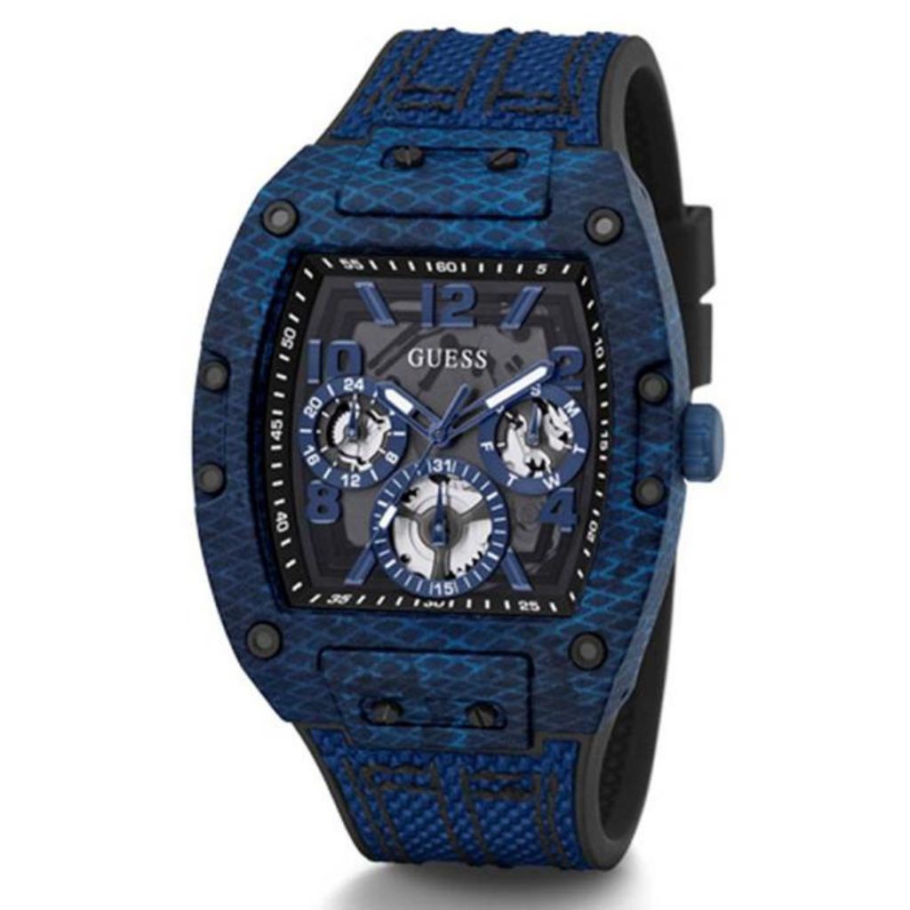 Jual GUESS GW0422G1 Original PHOENIX Jam Tangan Pria Analog Blue ...