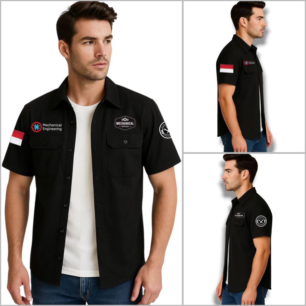 Jual Baju Kemeja Polos Pria Lengan Pendek Slimfit Premium Distro Atasan ...