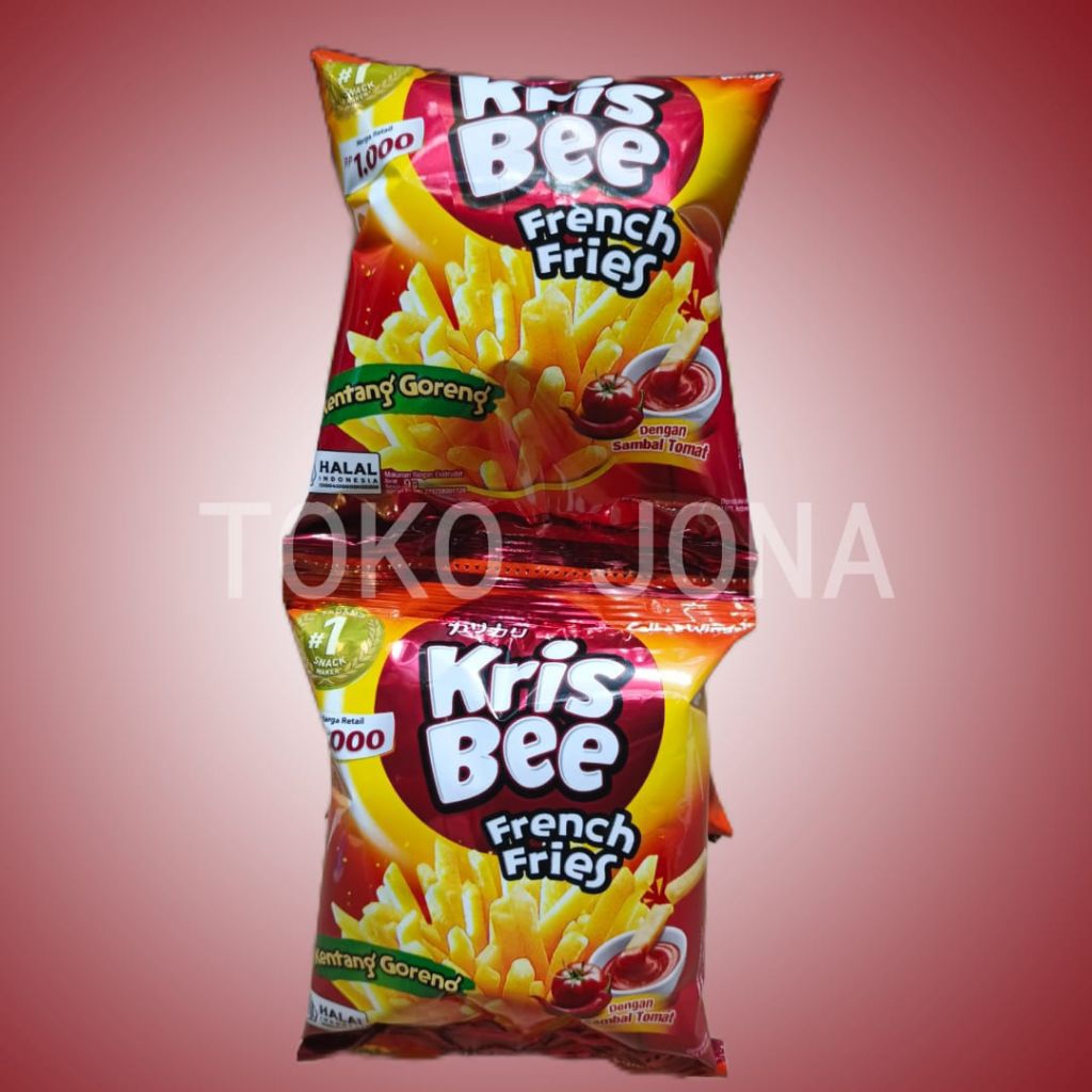 Jual KrisBee French Fries Renceng 8 gram isi 10 pcs | Shopee Indonesia
