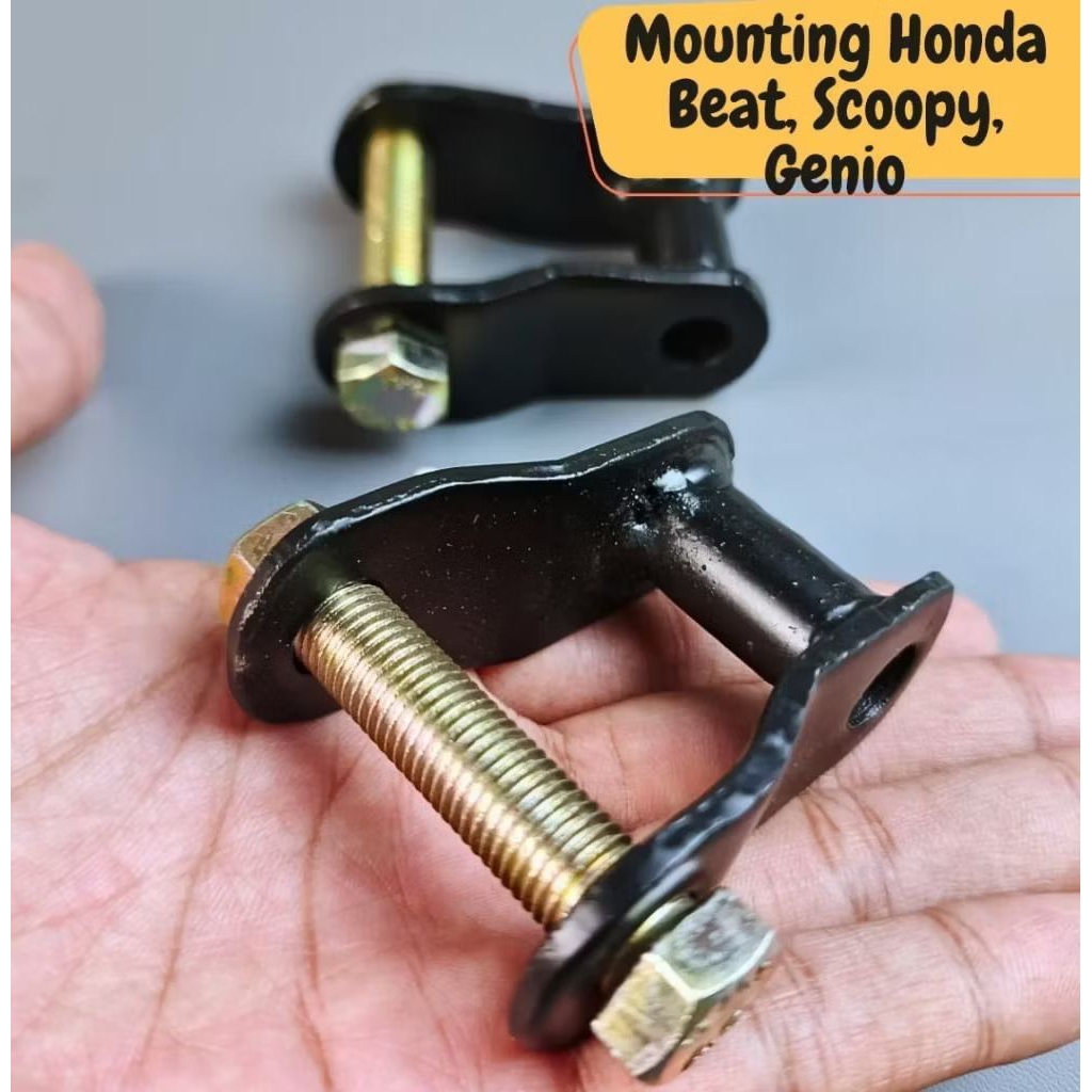 Jual MOUNTING BEAT DELUXE SCOOPY GENIO BAHAN BESI PLAT 3 MM BERKUALITAS ...