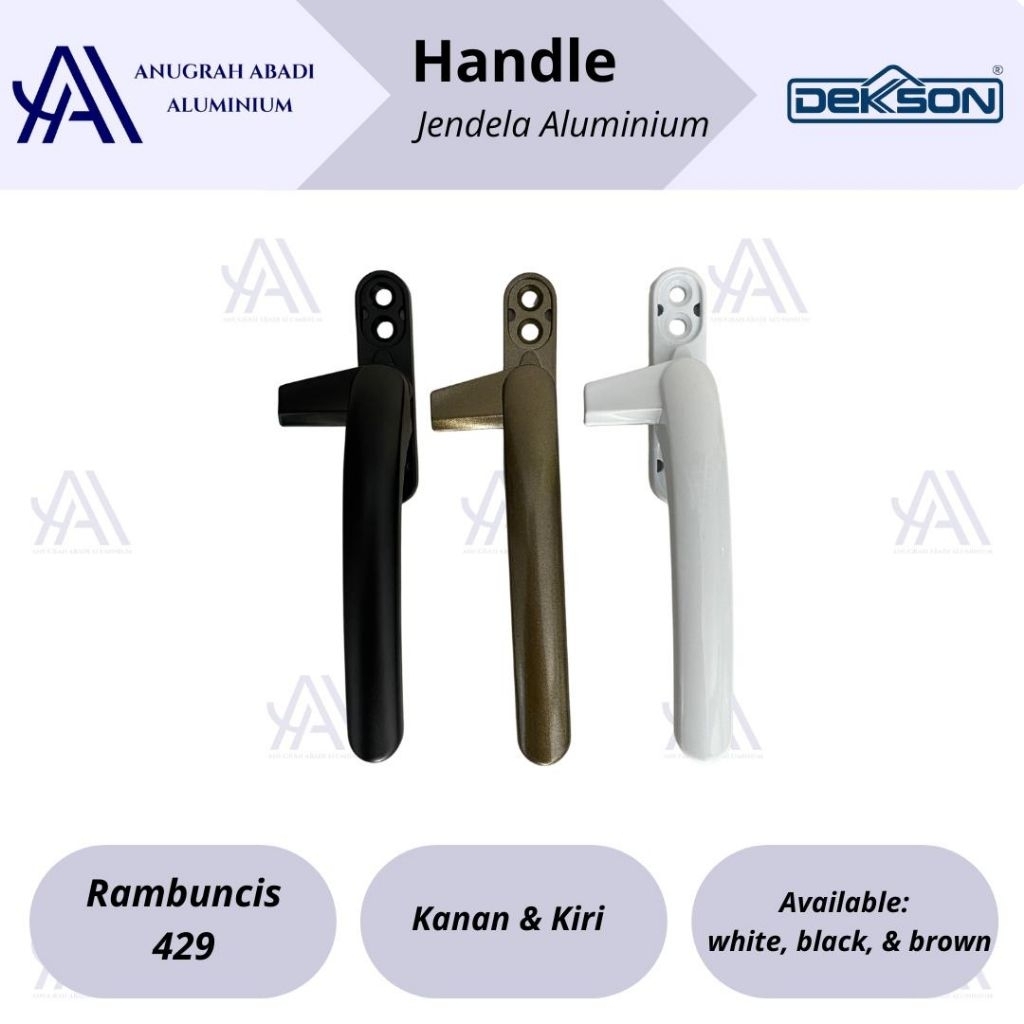 Jual Rambuncis / Handle Jendela /Handle Jendela Casement Alumunium CH ...
