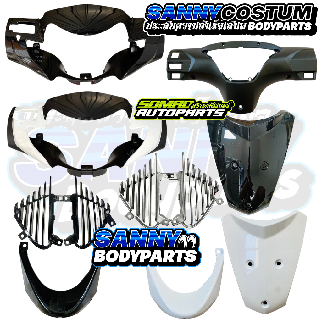 Jual COVER BODY WAVE 125i BATOK DEPAN WAVE 125 VISOR DASI 3 HOLE COSTUM ...