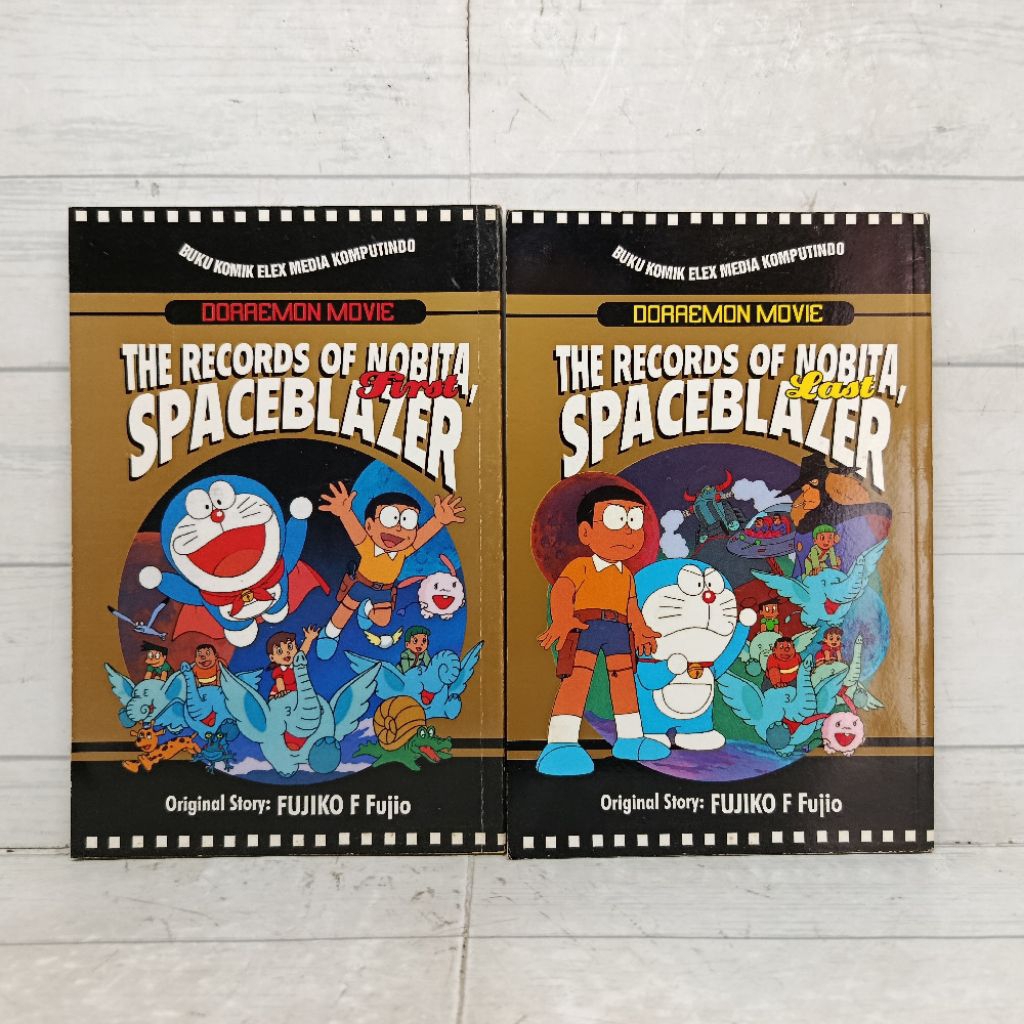 Jual Paket 2 Komik Dora Emon Doraemon Movie The Records Of Nobita Spaceblazer First and Last ...
